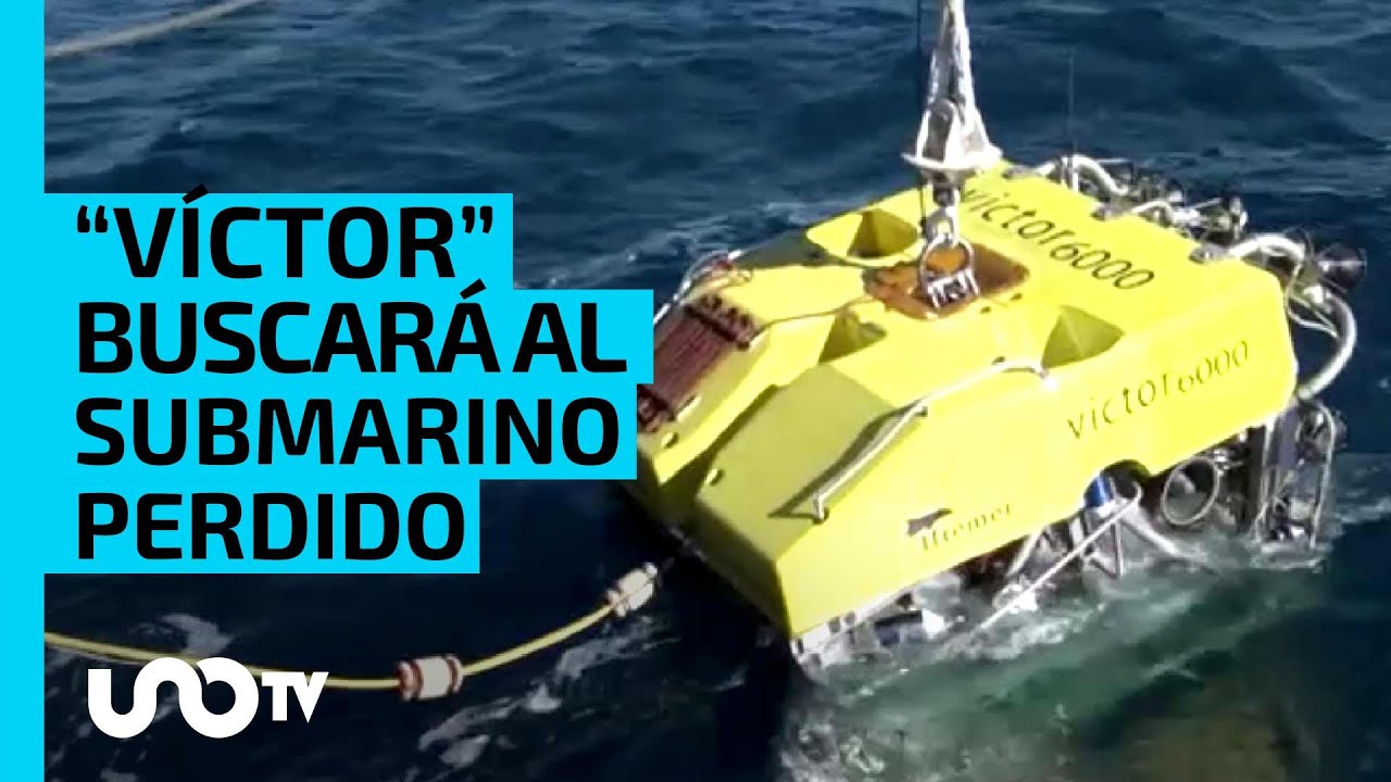 Titanic: así es "Víctor", el robot subacuático que busca al submarino ...