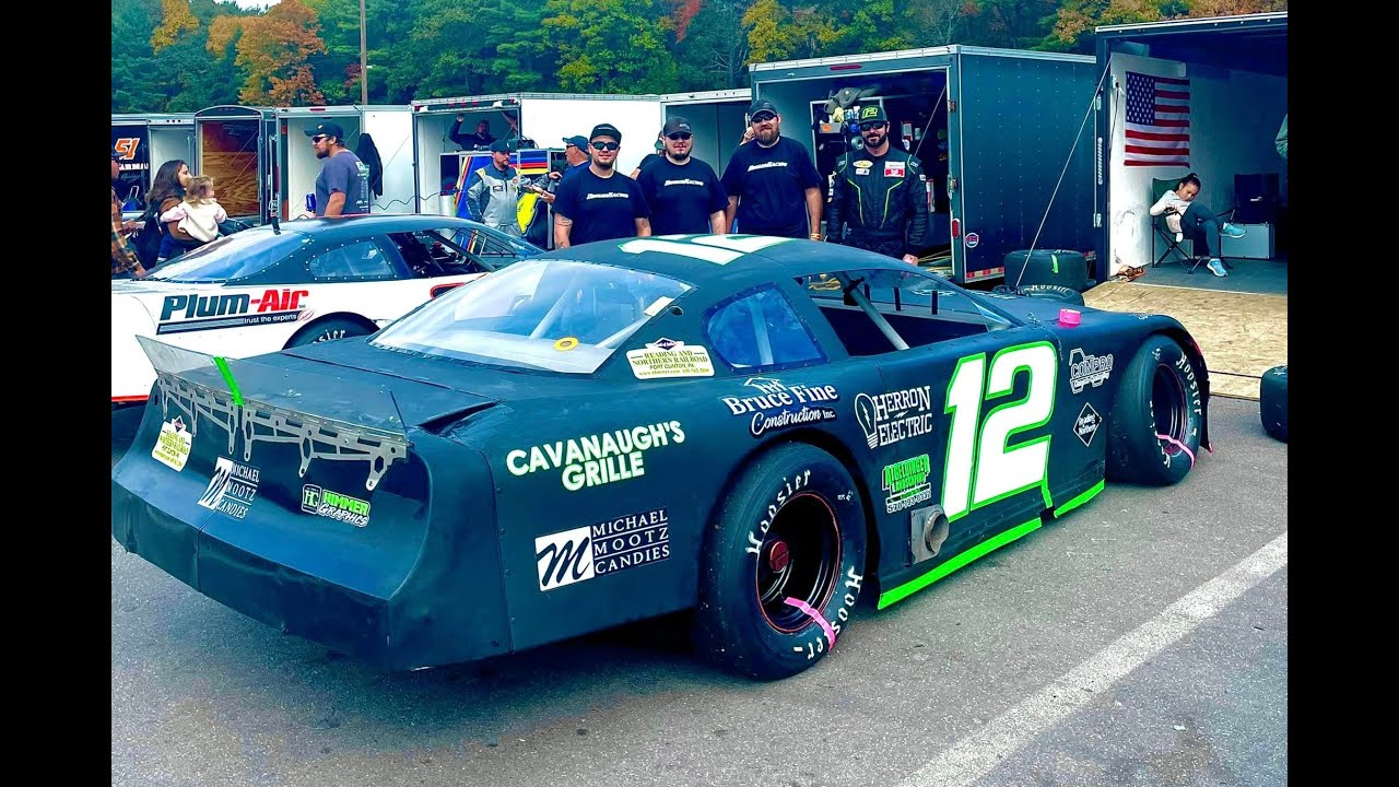 Evergreen Raceway (PA) #12 Late Model King of the Green heat in-car ...