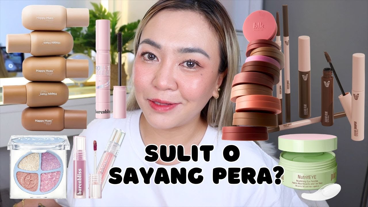 SULIT BA O SAYANG PERA? BLK, BARENBLISS, HAPPY HUES, VICE COSMETICS TRY ...