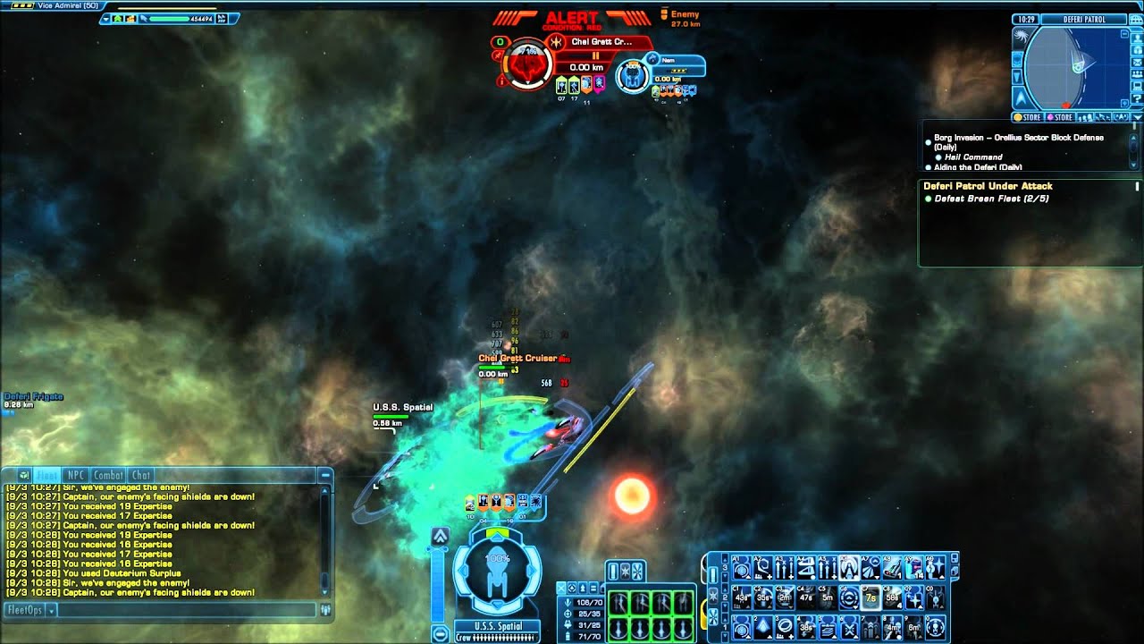 Star Trek Online - Aiding the Deferi - YouTube