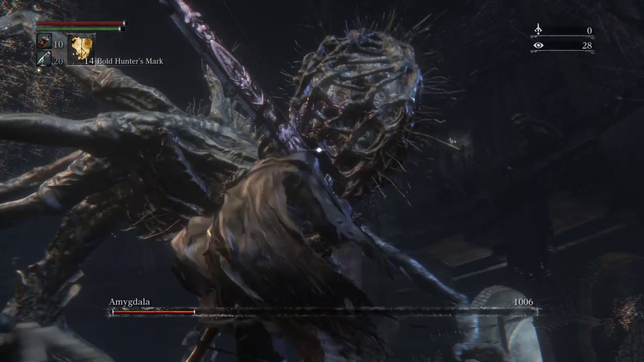 Bloodborne: Amygdala Boss Fight (Chalice Dungeon) - YouTube