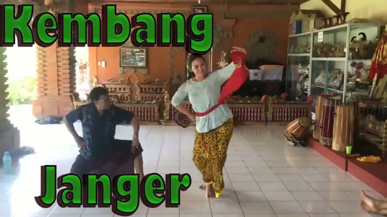 Traditional Dance In BALI Kembang Janger - YouTube