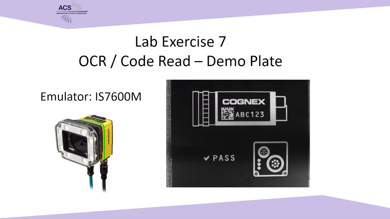Part 5- Cognex Machine Vision & EasyBuilder Intro Online Workshop - YouTube