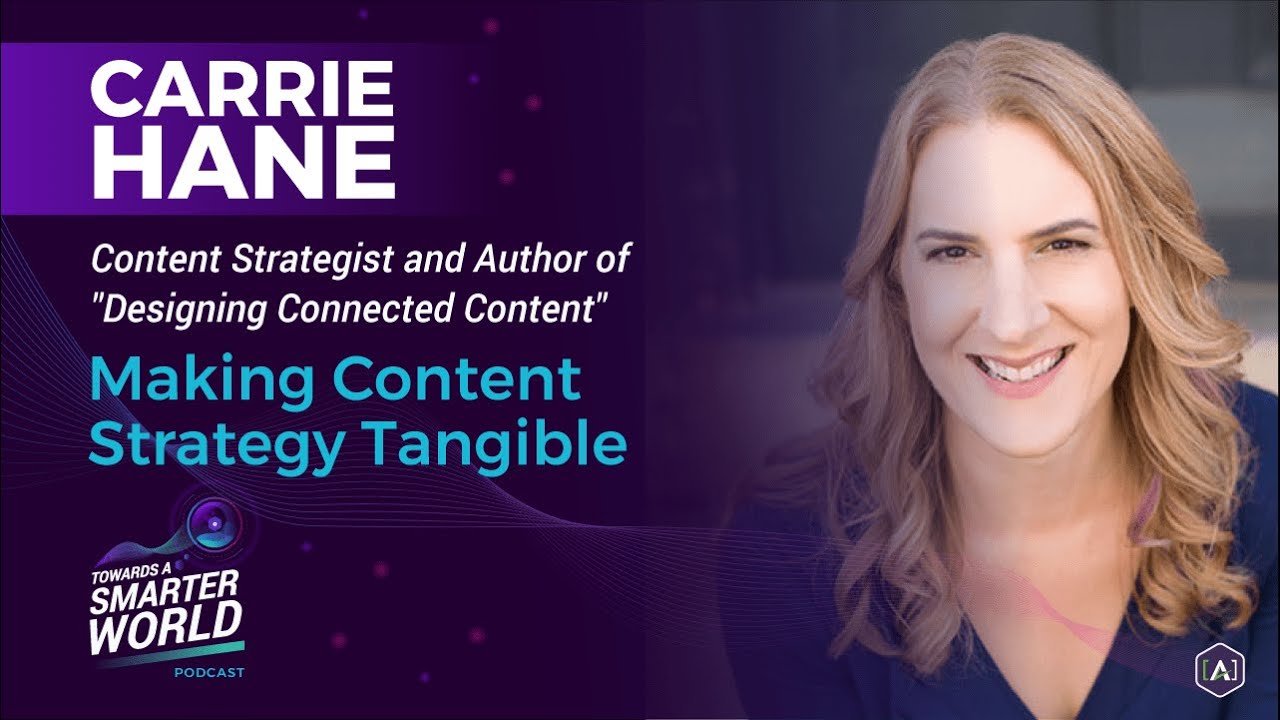 Making Content Strategy Tangible with Carrie Hane | TSW Podcast (Ep. 22 ...