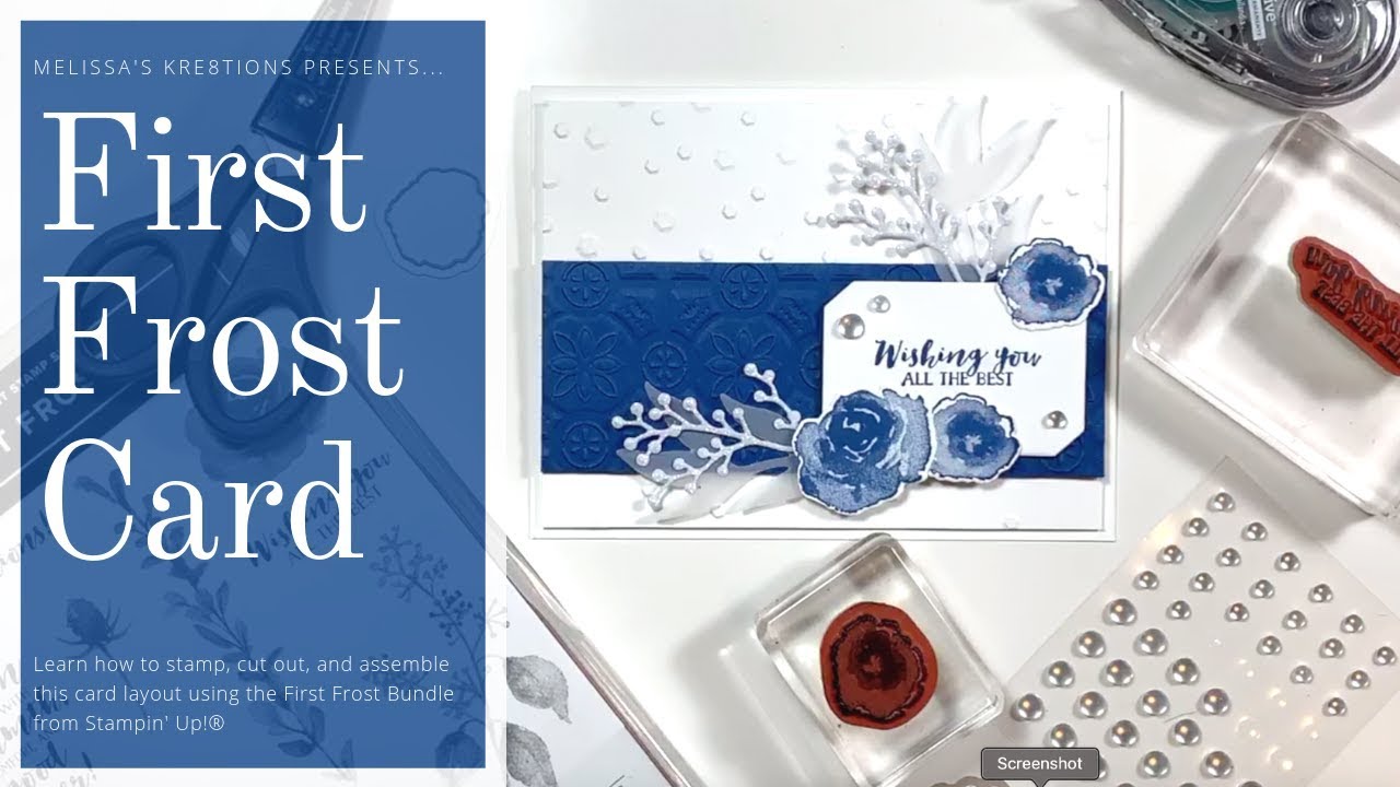 First Frost Blueberry Bushel Card with MKre8tions | Stampin' Up!®️ ...