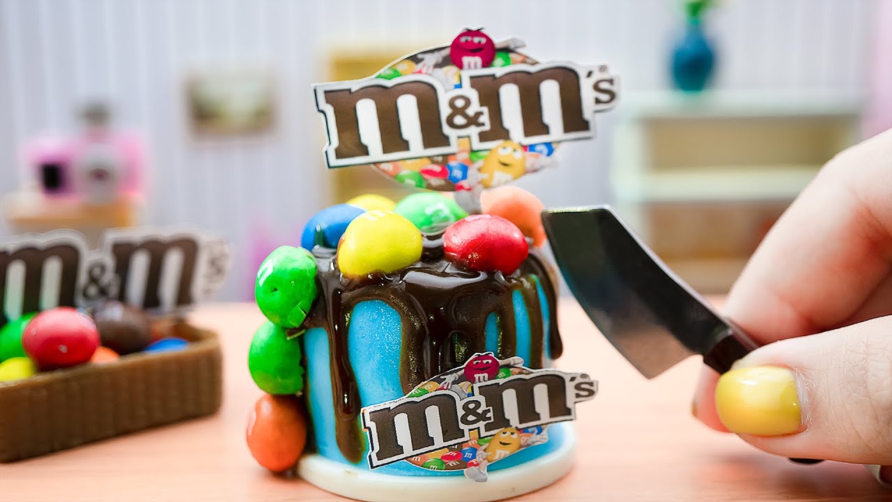 The Most Amazing M&M Chocolate Cake Decorating For Cake Lover | Tiny ...