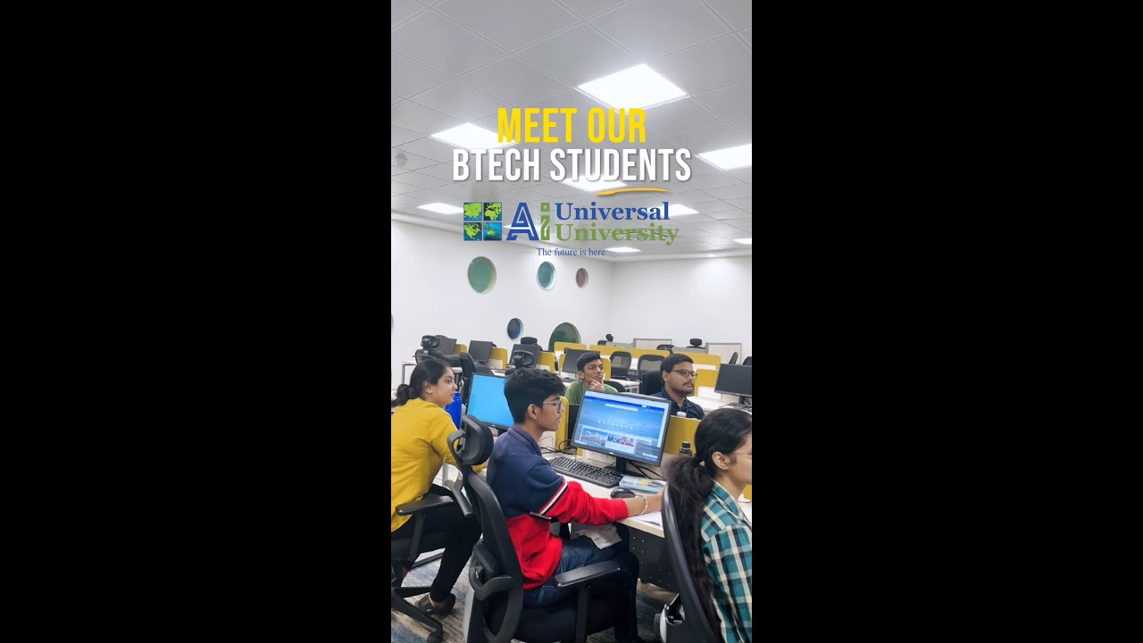 B. Tech Students Share Their One-Word Experience at Universal Ai ...