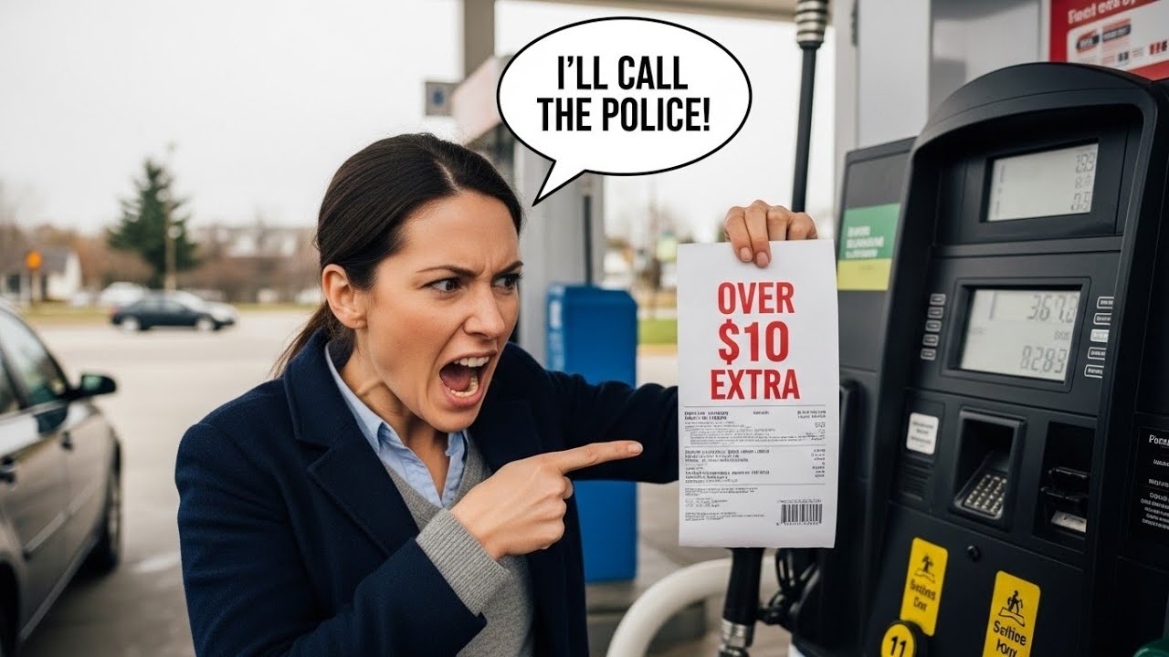 She Screamed “I’ll Call the Police!” — Over $10 Extra on Her Fuel Bill ...
