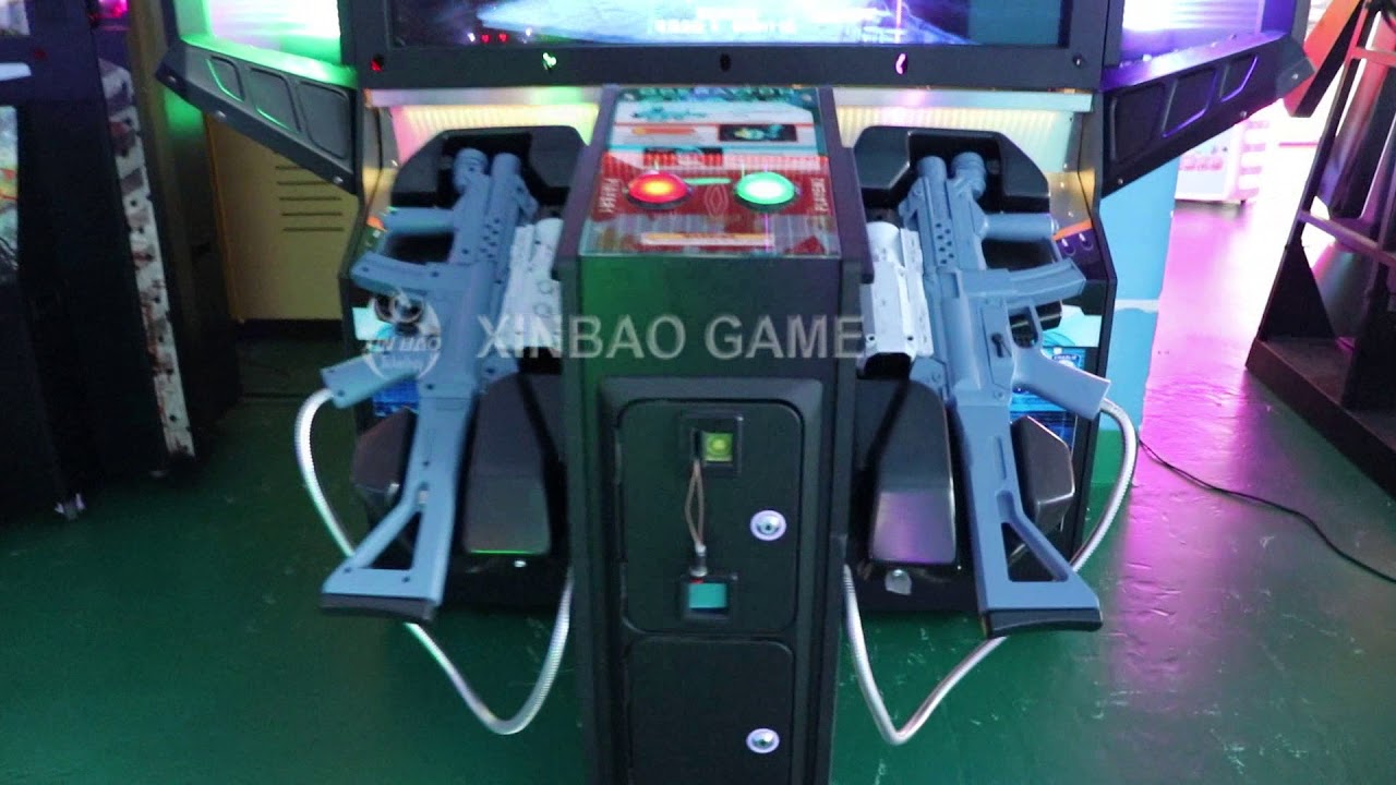Indoor Shooting Game 55" Shooting Arcade Games Machine - YouTube