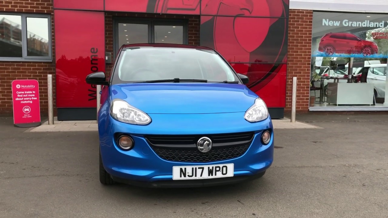 Vauxhall Adam 1.2 Energised, Arden Blue - YouTube