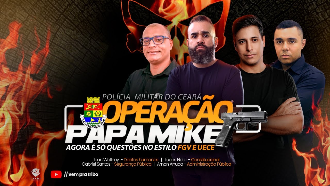 OPERAÇÃO PAPA MIKE PM CE SOLDADO | AGORA É SÓ QUESTÕES NO ESTILO FGV E ...
