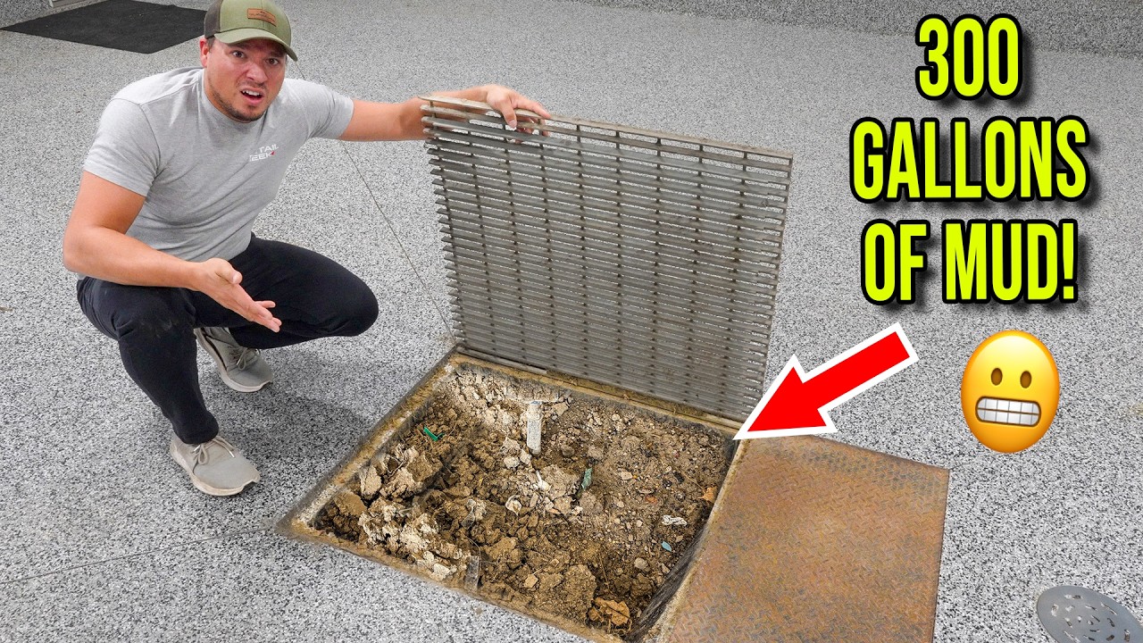 Cleaning 300 Gallons of MUD Out of my Drain Pit! - YouTube