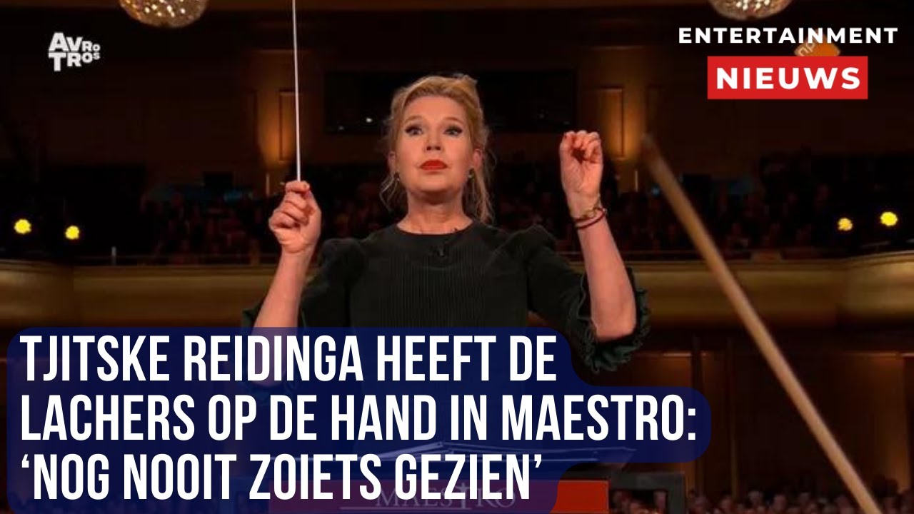 Hilarisch optreden van Tjitske Reidinga in Maestro! - YouTube