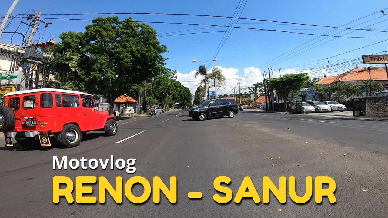 MOTOVLOG #24 | Suasana jalan raya, Renon menuju Sanur, Bali | VLOG ...