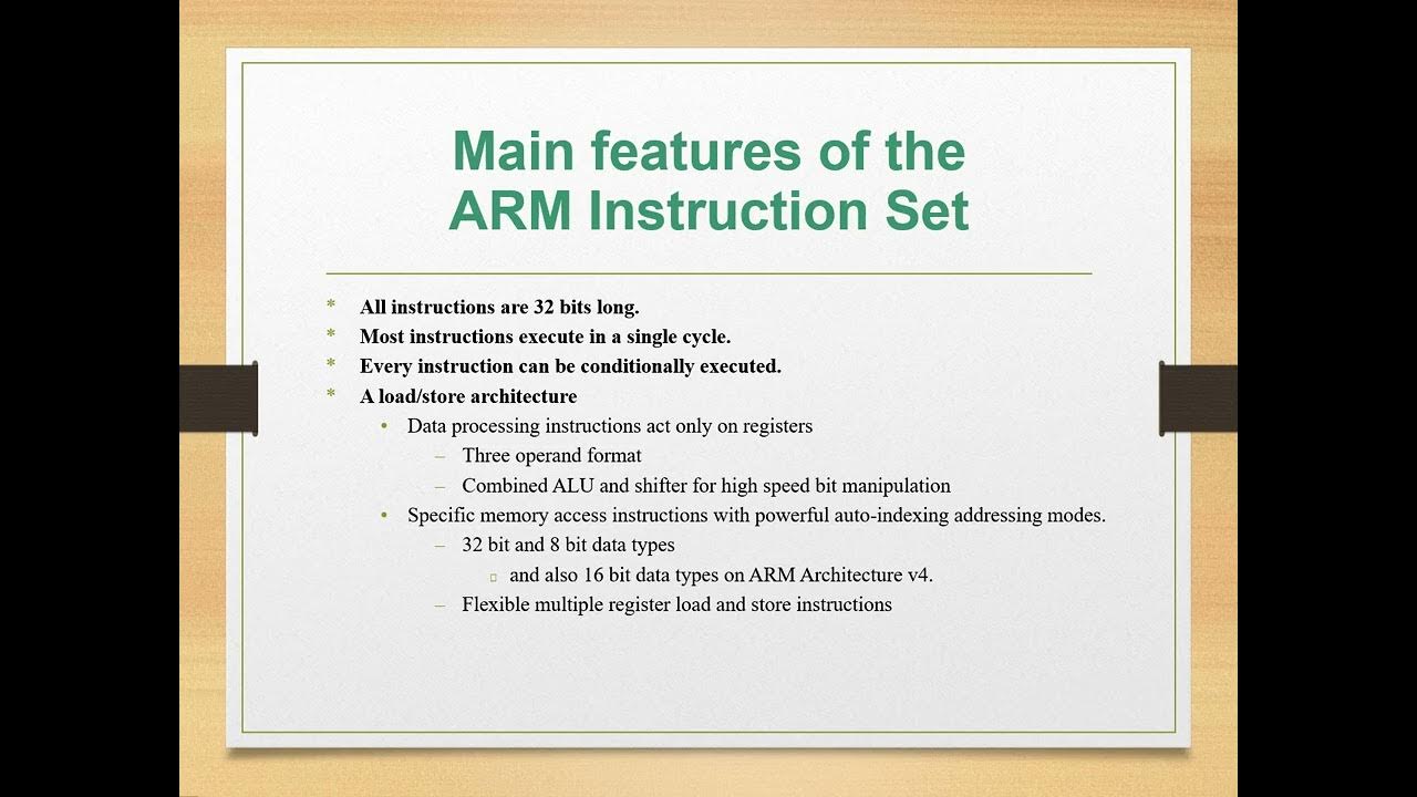 EEE320 Assembly Language ARM 1 - YouTube