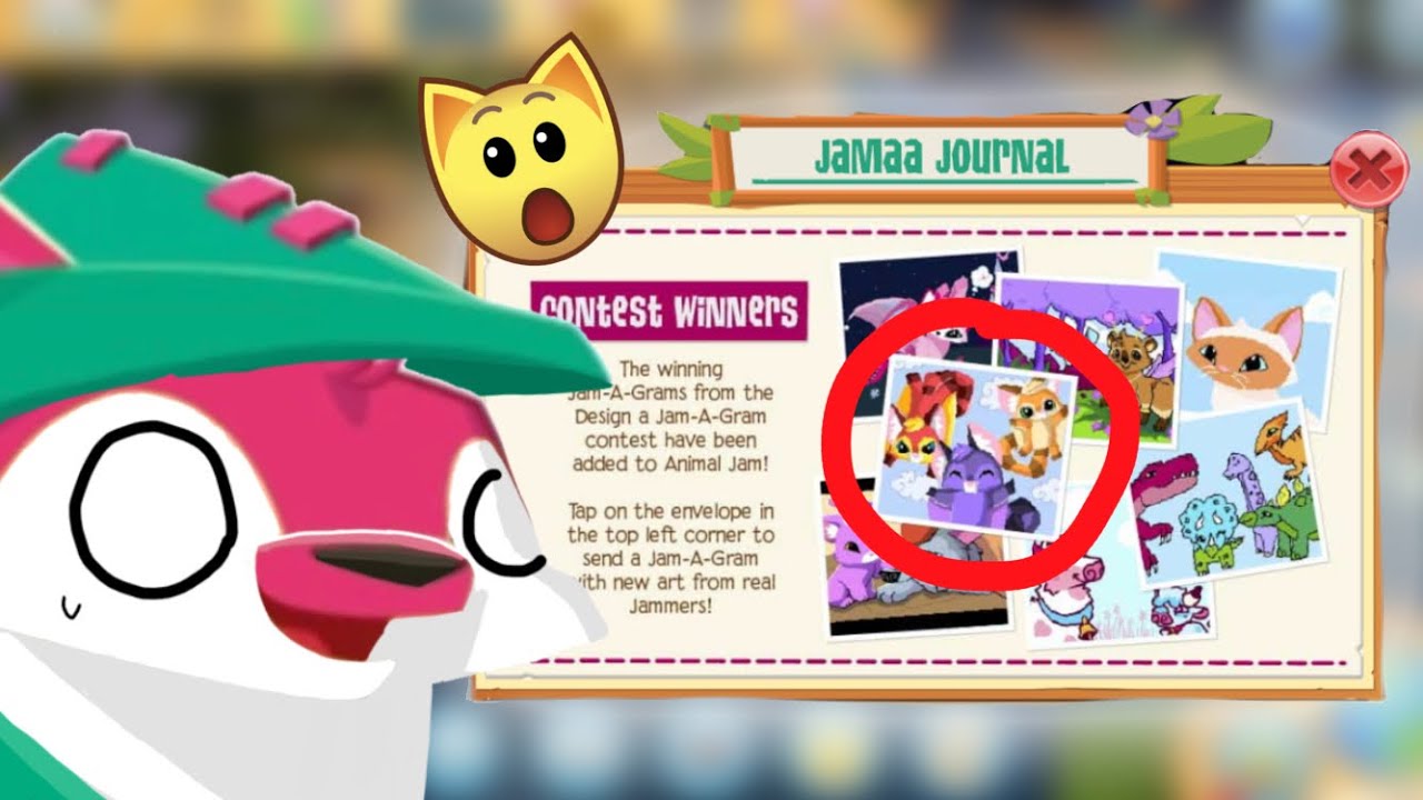 I Won an Animal Jam Art Contest!? - YouTube