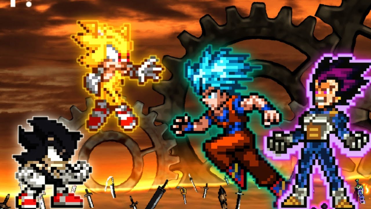 SonicTP V2 OP(All Form) & Multiverse Sonic OP VS Goku DBS V3.5 OP & TND ...