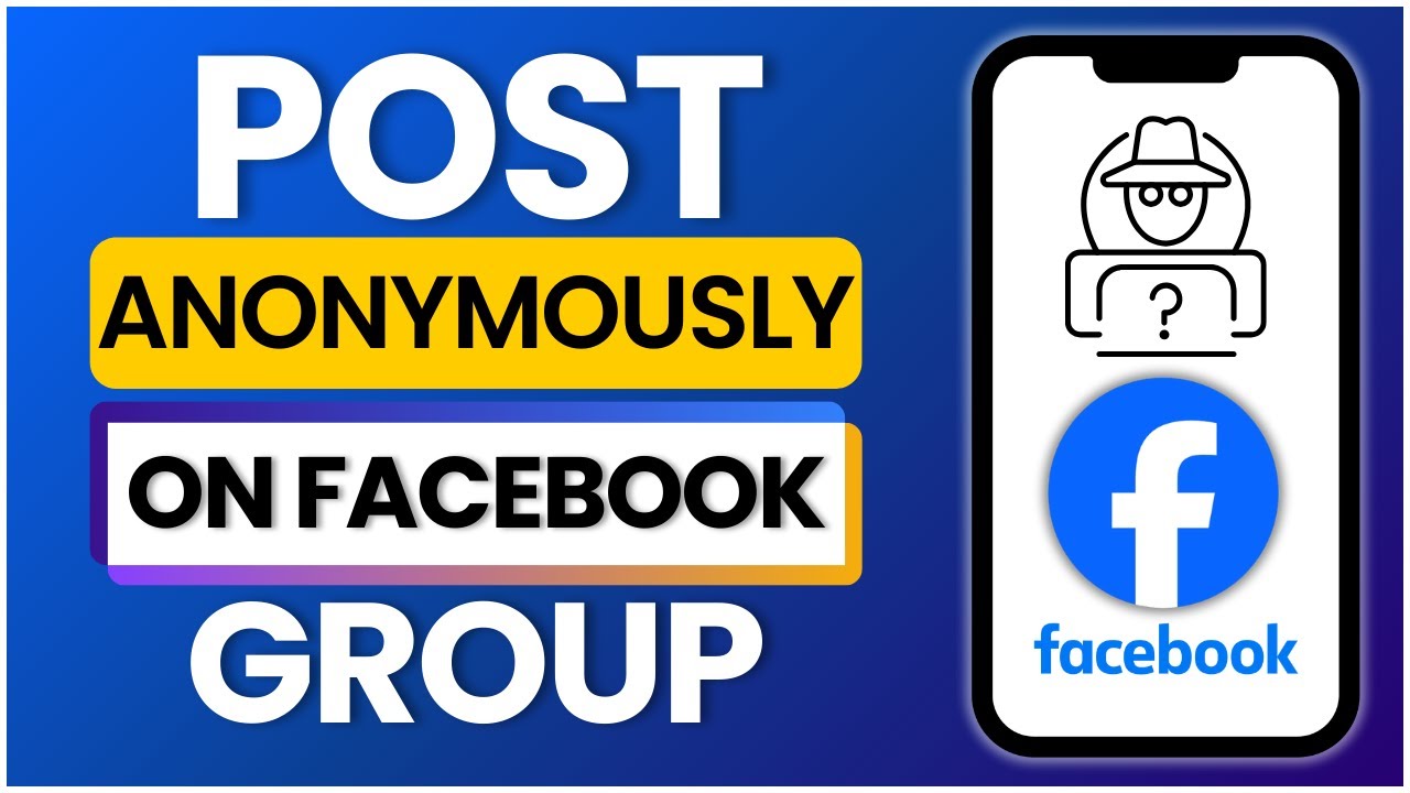 How to Post Anonymously in Facebook Group 2025 - YouTube