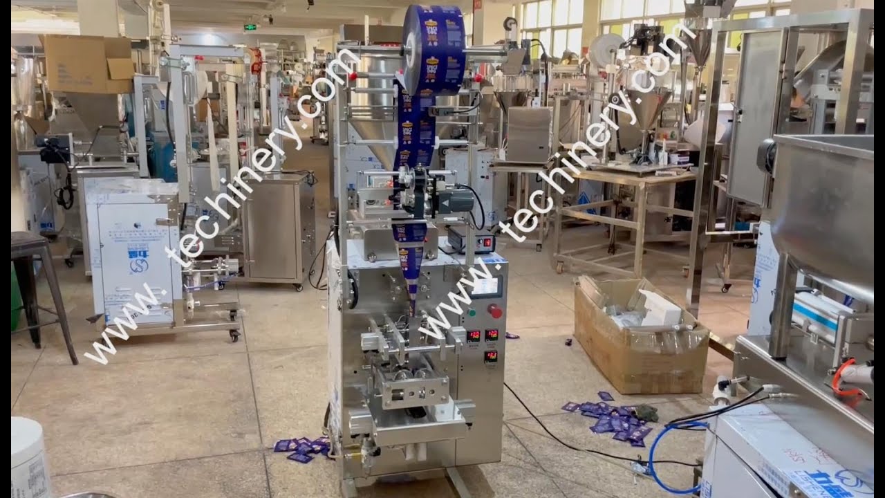 ketchup sauce mayonnaise 4 sides sachets filling packing machine ...