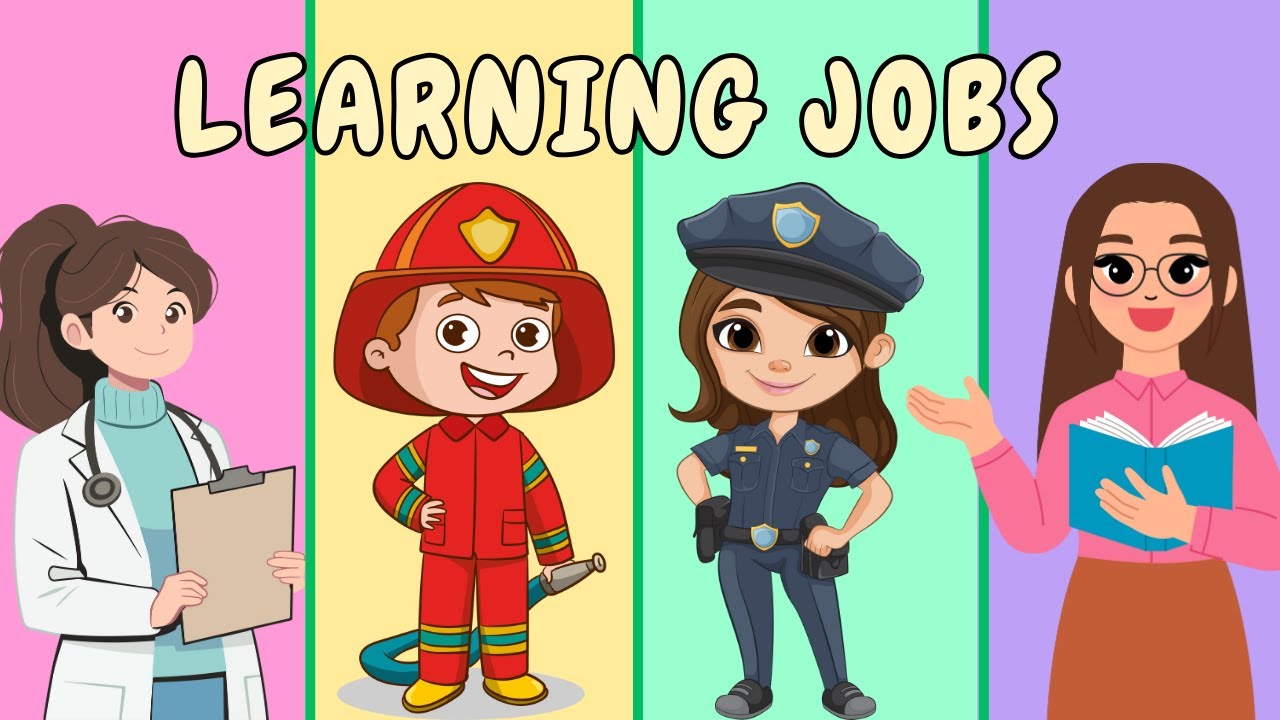 Jobs Vocabulary for Kids | Learn Different Jobs with Fun Quiz ...