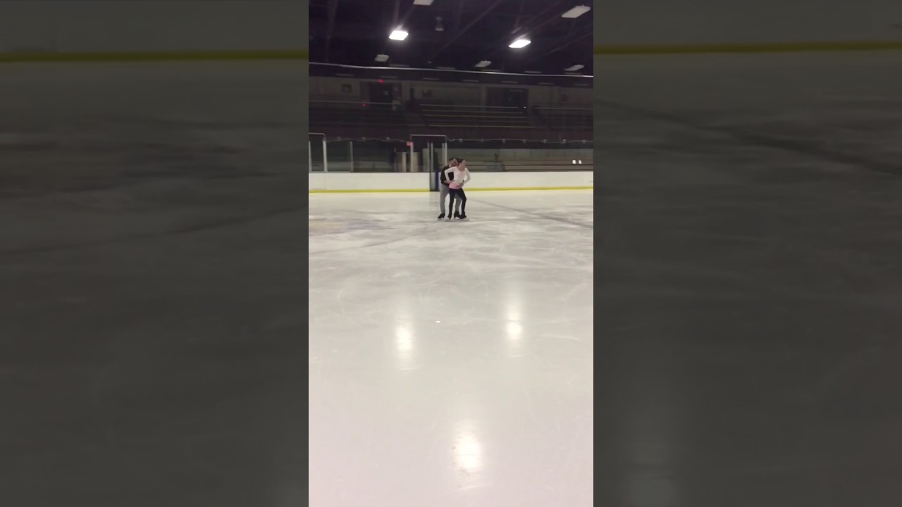 Pair figure skating throw double salchow jump - YouTube