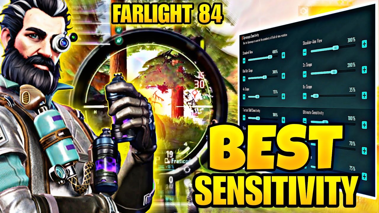 BEST SENSITIVITY SETTINGS 😳 | Farlight 84 | Solo vs Squad Gameplay 🔥 ...