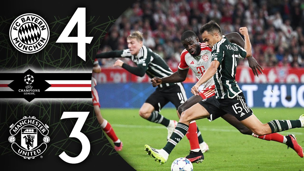 Bayern Munich 4-3 Manchester United | Match Recap - YouTube