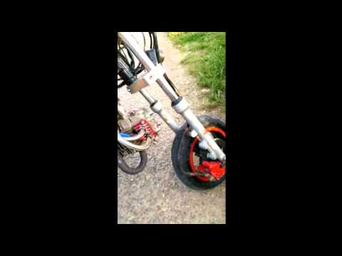 Homemade Mini bike super fast (125cc) - YouTube