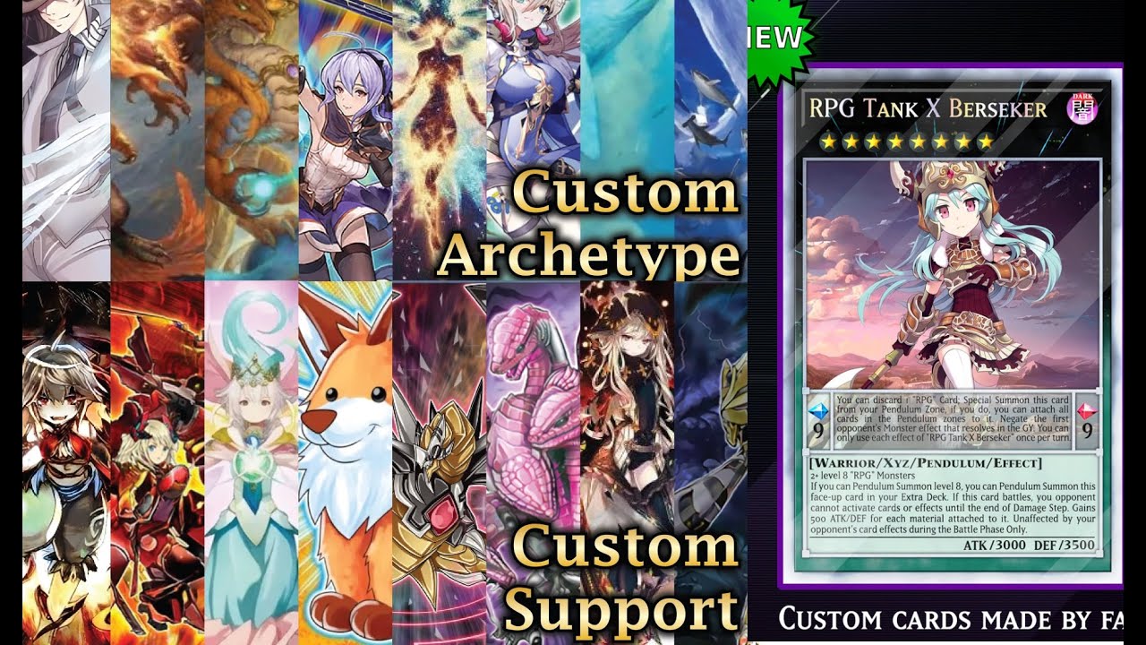 +3k cartas custom para EdoPro - YouTube