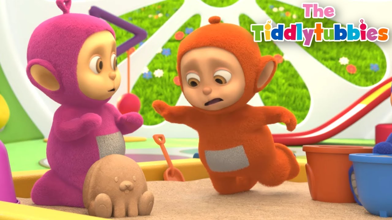 Sandbox Trouble for RuRu | Tiddlytubbies Season 4 Compilation - YouTube