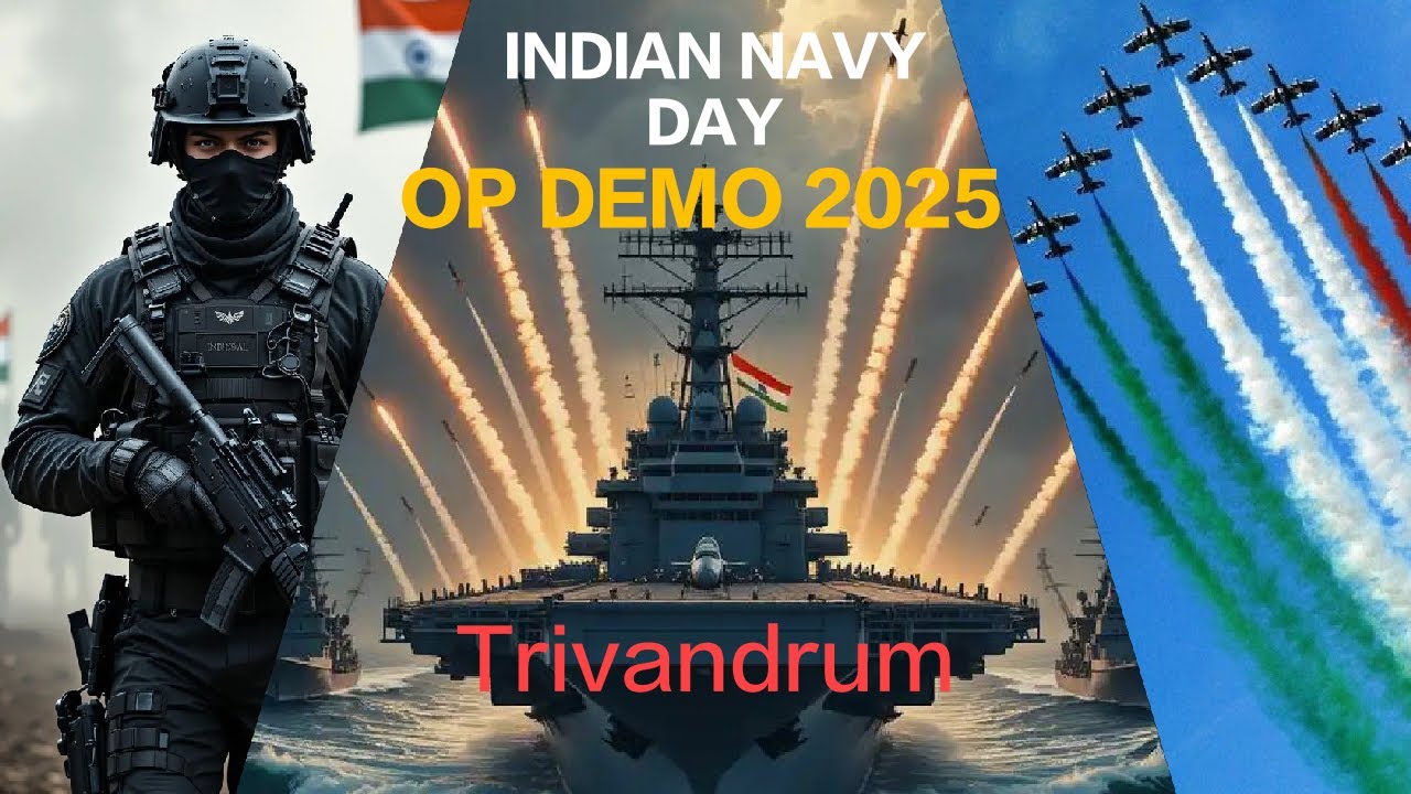 തിരുവനന്തപുരം നാവിക സേനാ ദിനാഘോഷം OP Demo 2025 - YouTube