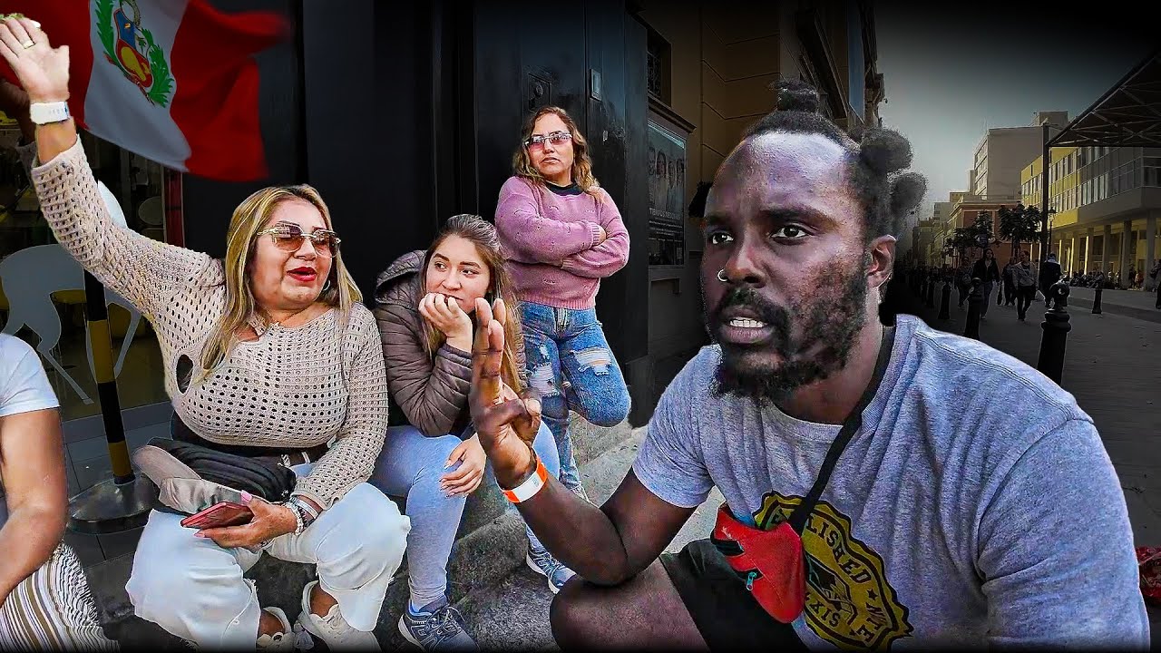 BlackMan Shows Up In Peru For The First Time & This Happens - YouTube