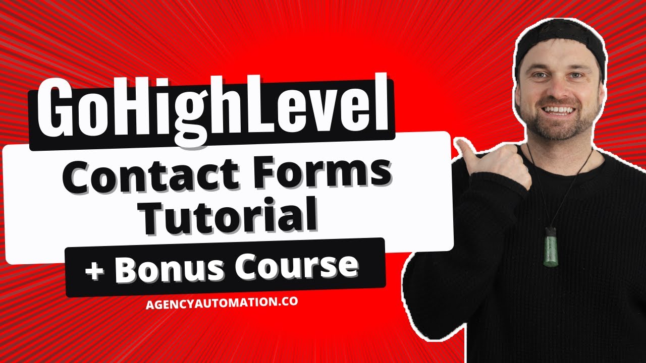 Go High Level Contact Forms Tutorial ️ Step-by-Step Training - YouTube