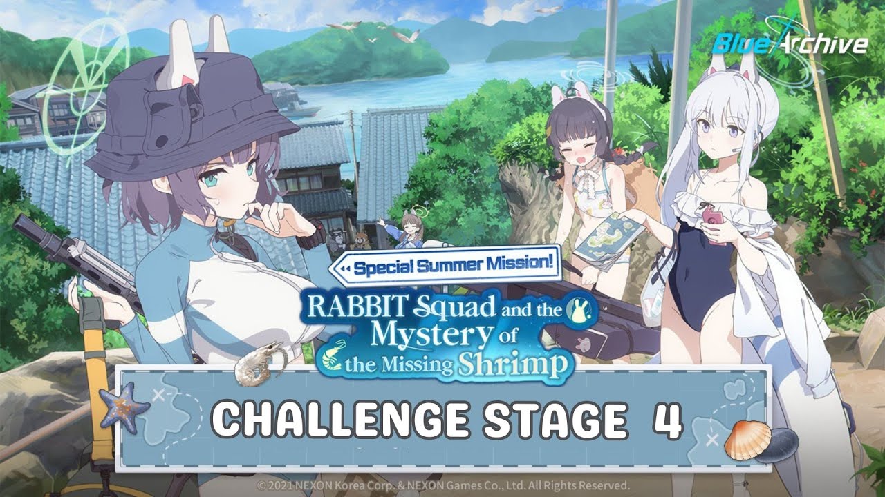 Blue Archive - Special Summer Mission Rabbit Squad - Challenge 4 + 480s ...
