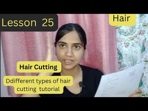 Hair cutting tutorial l Lesson 25 - YouTube