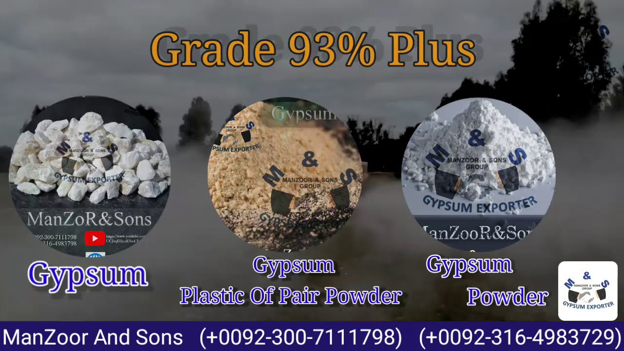 Agriculture Gypsum(benefits AND Uses) - YouTube
