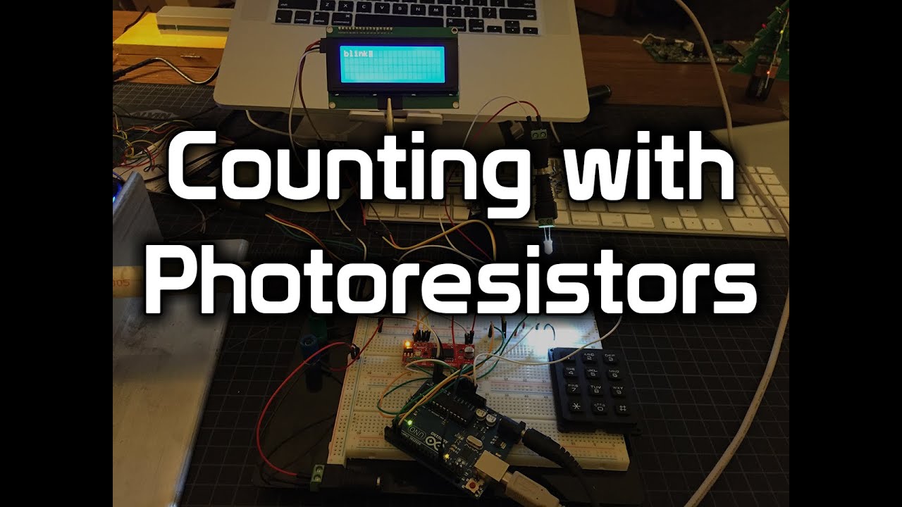 Arduino Counting With Photoresistor Lcd Display And Stepper Motor Youtube