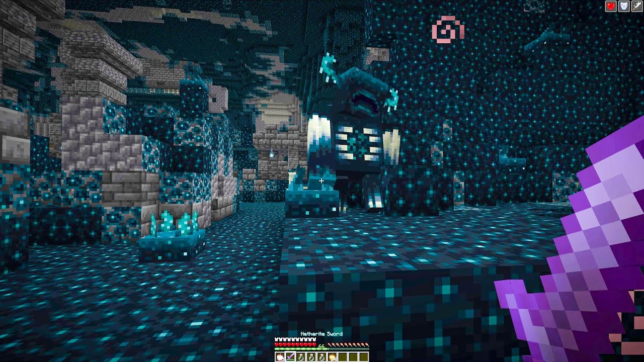 KILLED WARDEN IN MINECRAFT - YouTube