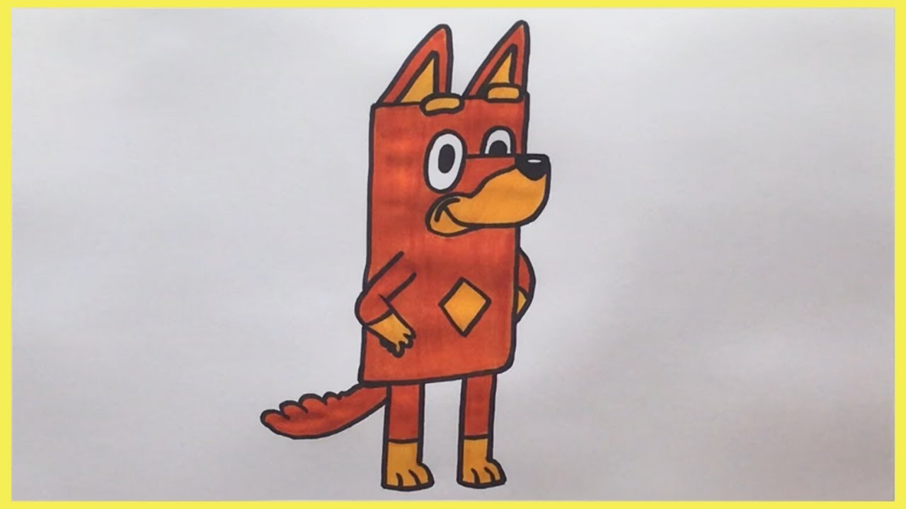 How to draw Rusty from Bluey ️ - YouTube