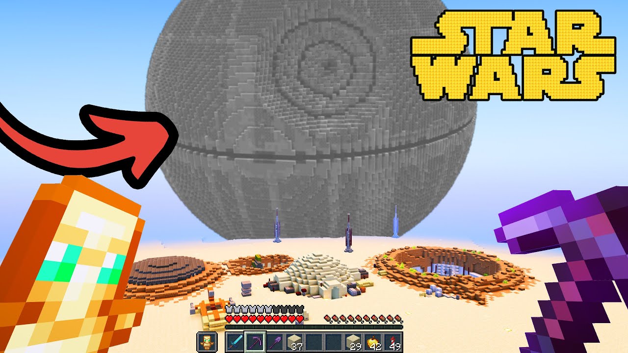 I Built Star Wars in Survival Minecraft! - YouTube