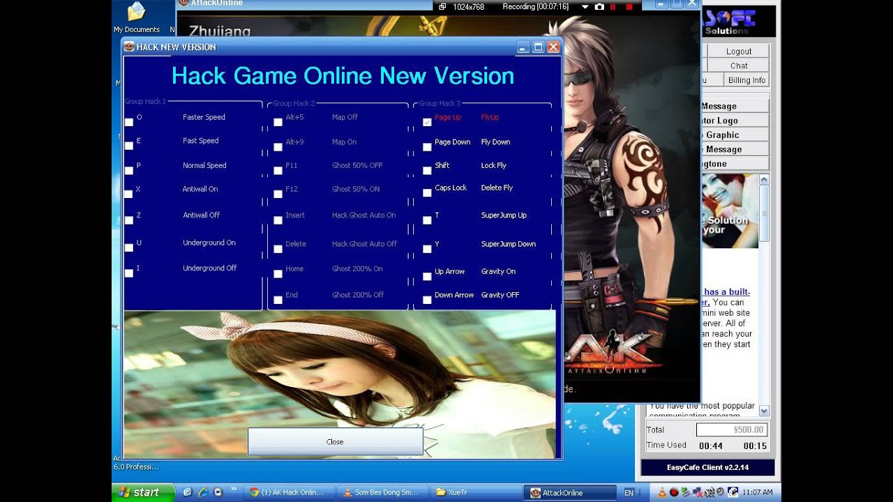 Hack New Version In Ak Online - YouTube