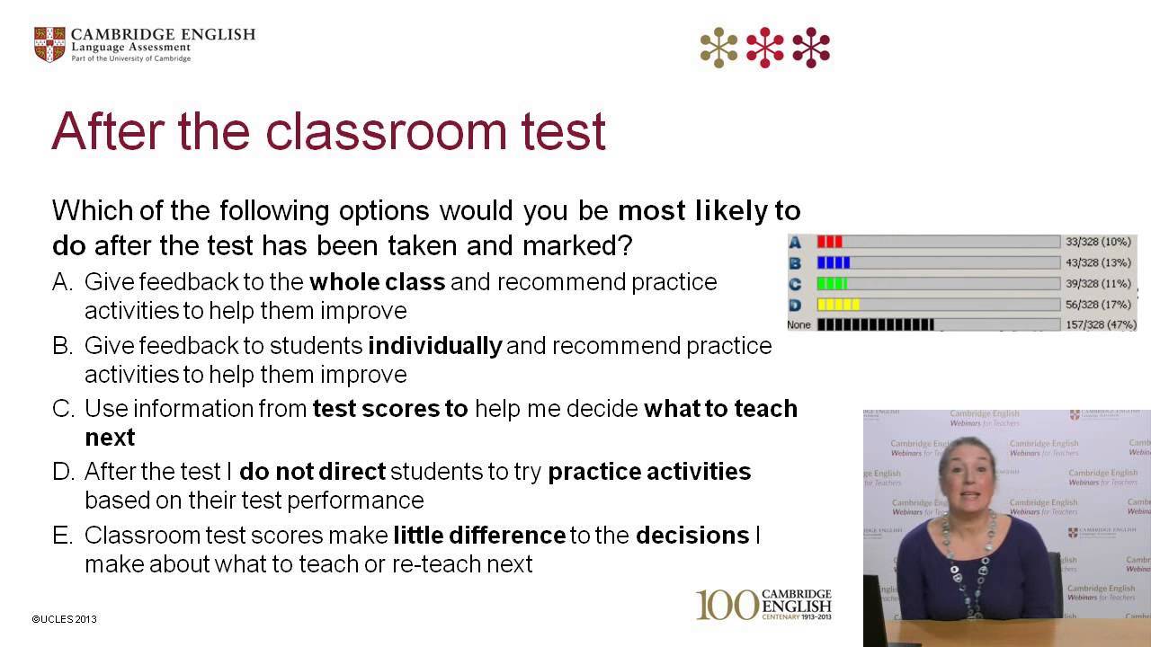 How can assessment support learning? A Learning Oriented Approach - YouTube