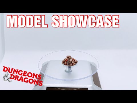 DnD Small Treasure Pile Fully painted model showcase 360 - YouTube