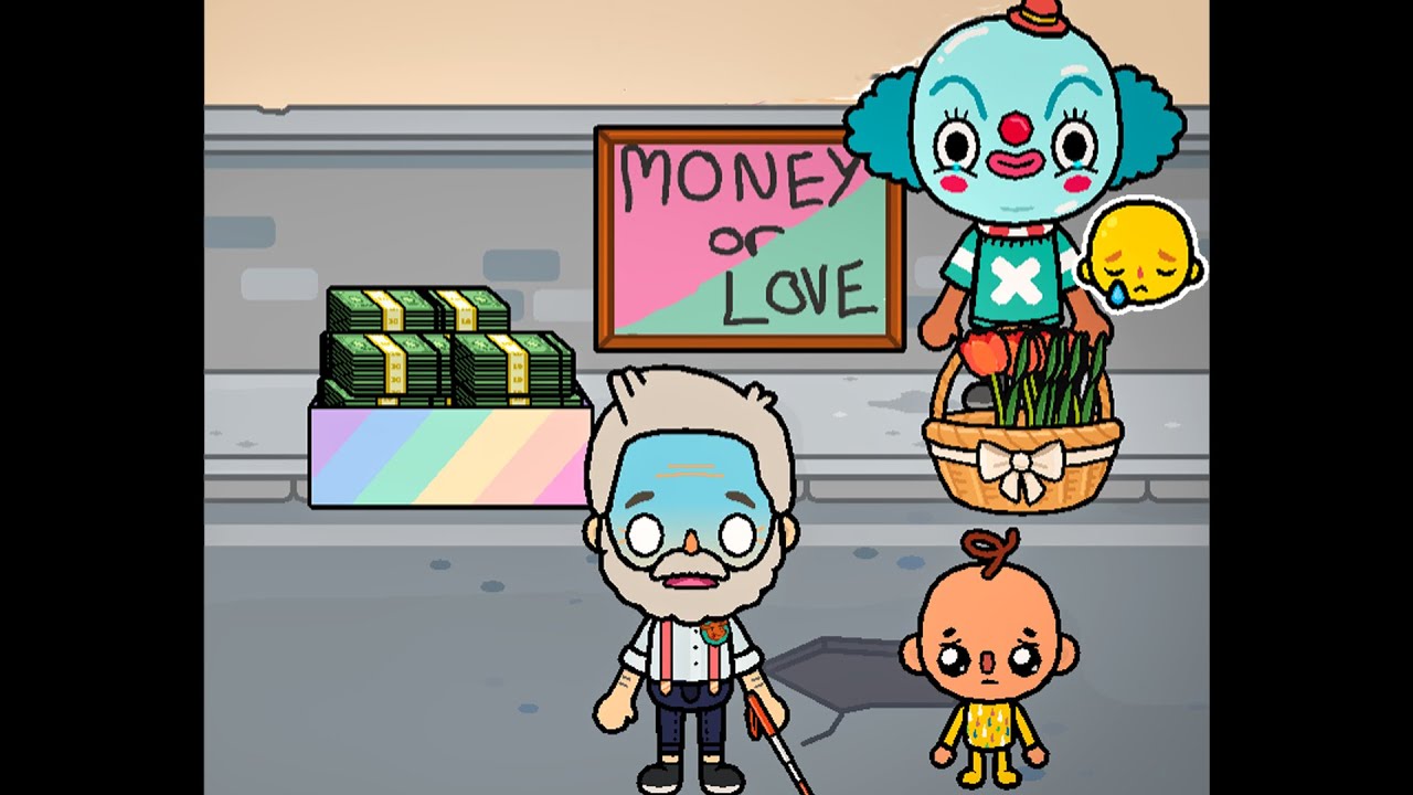Toca Clown Plays Money or Love Challenge! 💖💲| toca life world - YouTube