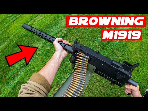 Airsoft WW2 M1919 Squad Automatic Support Gameplay!