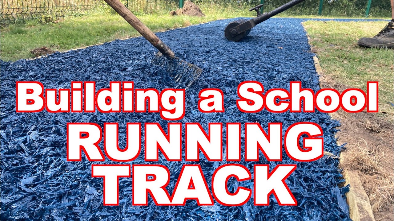 Building a School Running Track For Children To Run The Daily Mile at ...