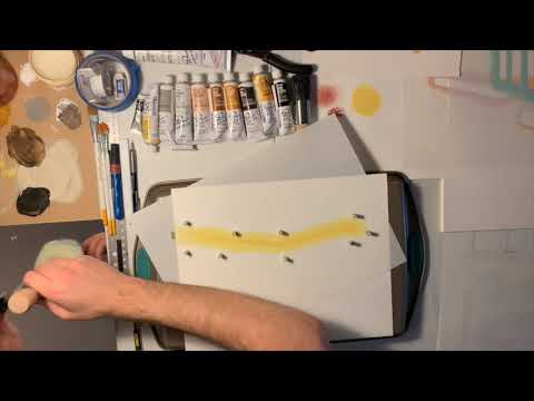 Pochoir (stencil) Printing with Sean Morrissey Part 1 - YouTube