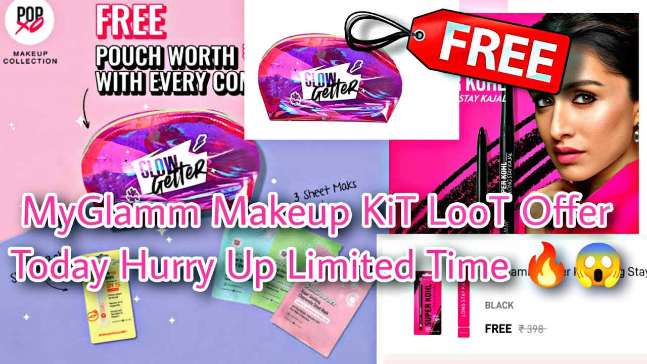 🤍MyGlamm Makeup KIT LooT Offers Today Hurry Up Limited Time 🔥😱 - YouTube