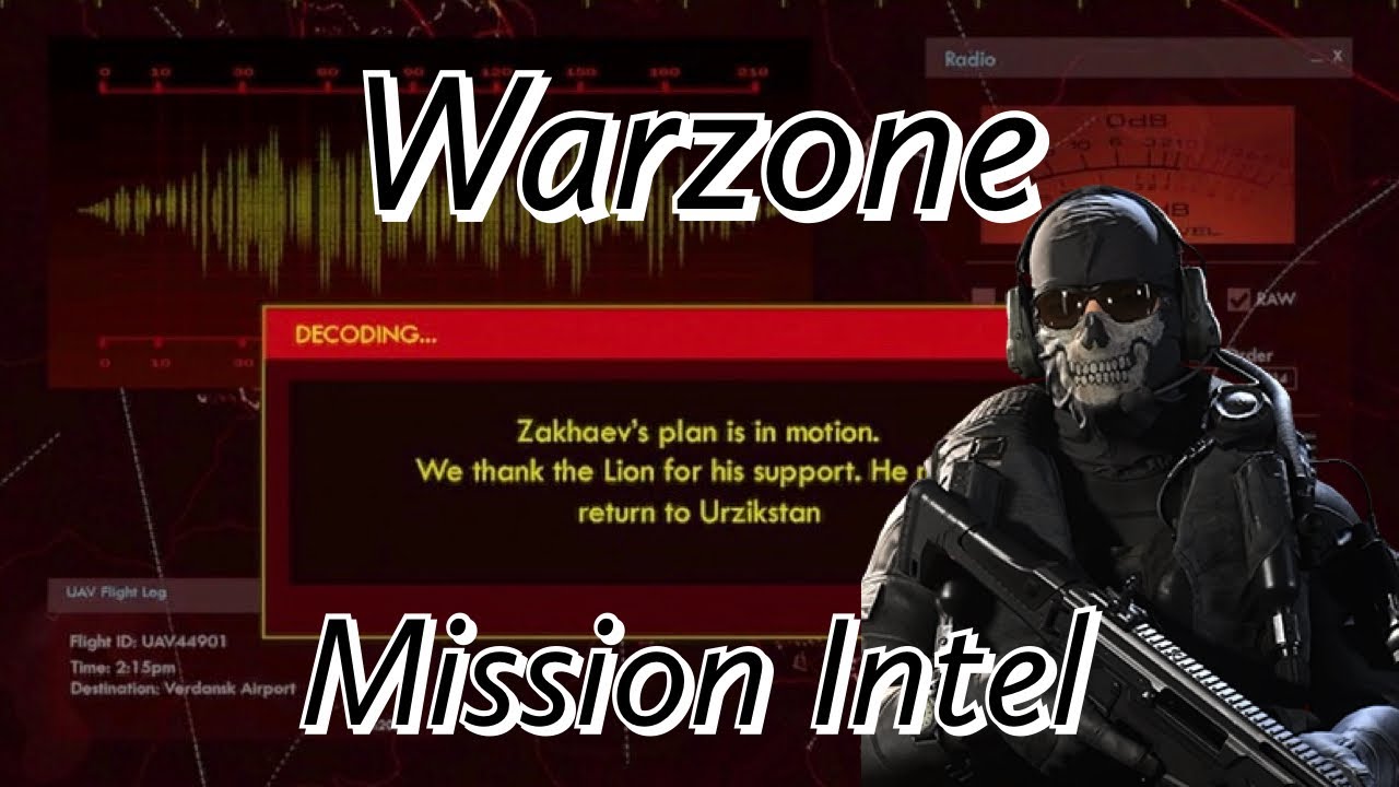Warzone MISSION INTEL (Modern Warfare) - YouTube