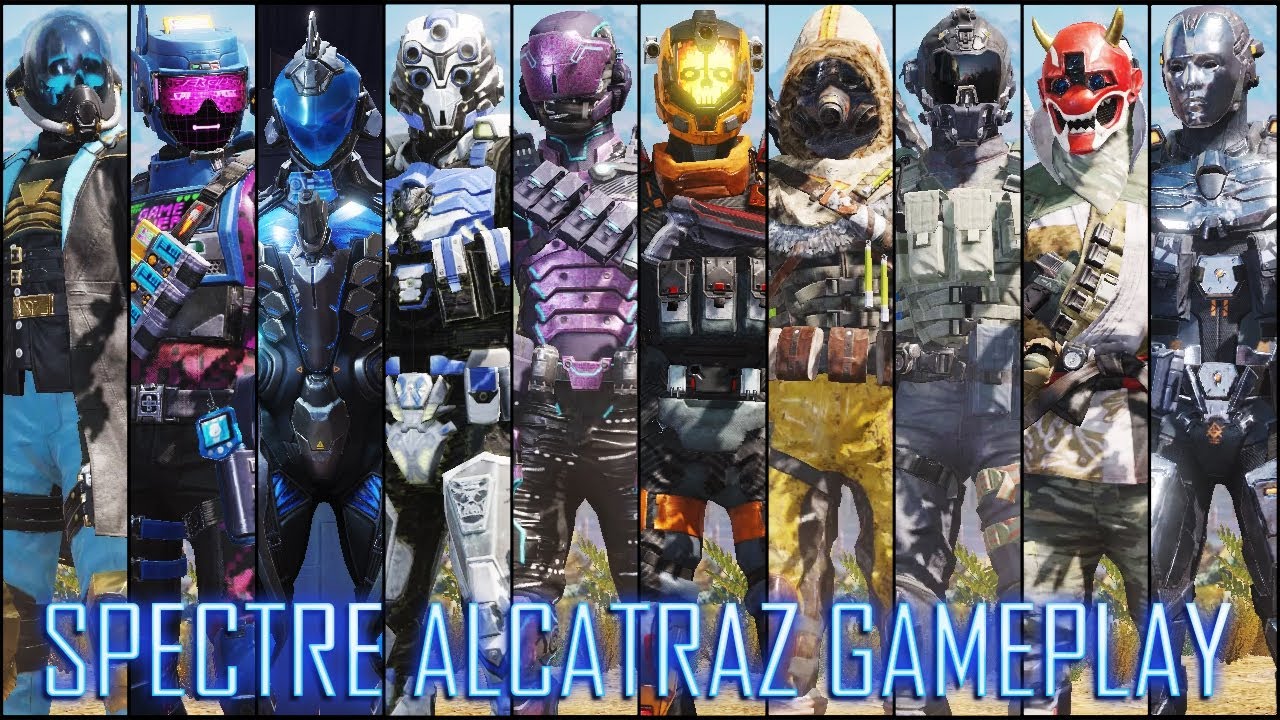 SPECTRE GAMEPLAY ALCATRAZ COD MOBILE | MYTHIC SPECTRE | ALL MY SPECTRE ...